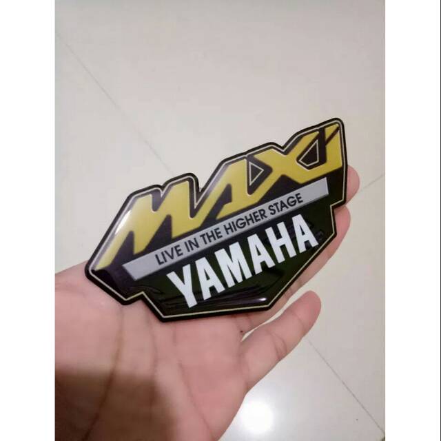 Nmax xmax aerox yamaha maxi embossed sticker | Shopee Philippines