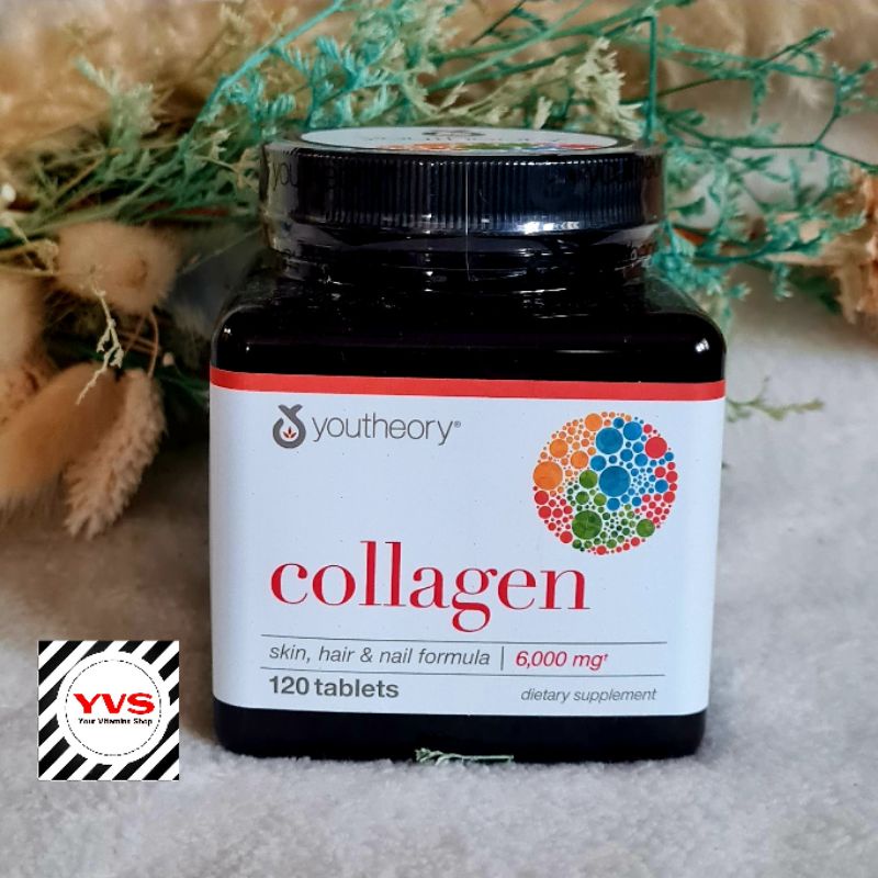 Youtheory Collagen 120 tablets Type 1,2 & 3 | Shopee Philippines