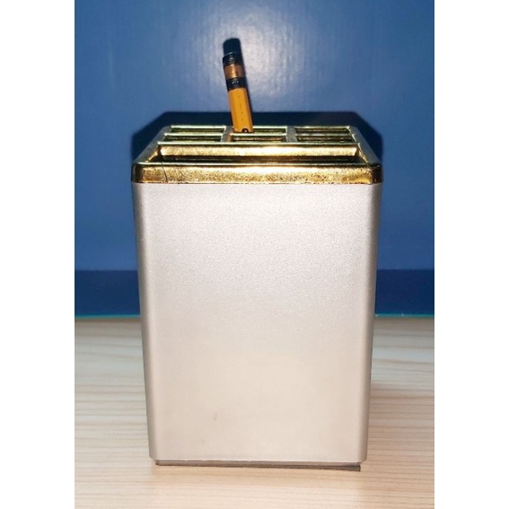 BL277 DESKTOP SQUARE PEN STAND BALLPEN PENCIL HOLDER 80X80110H(mm ...