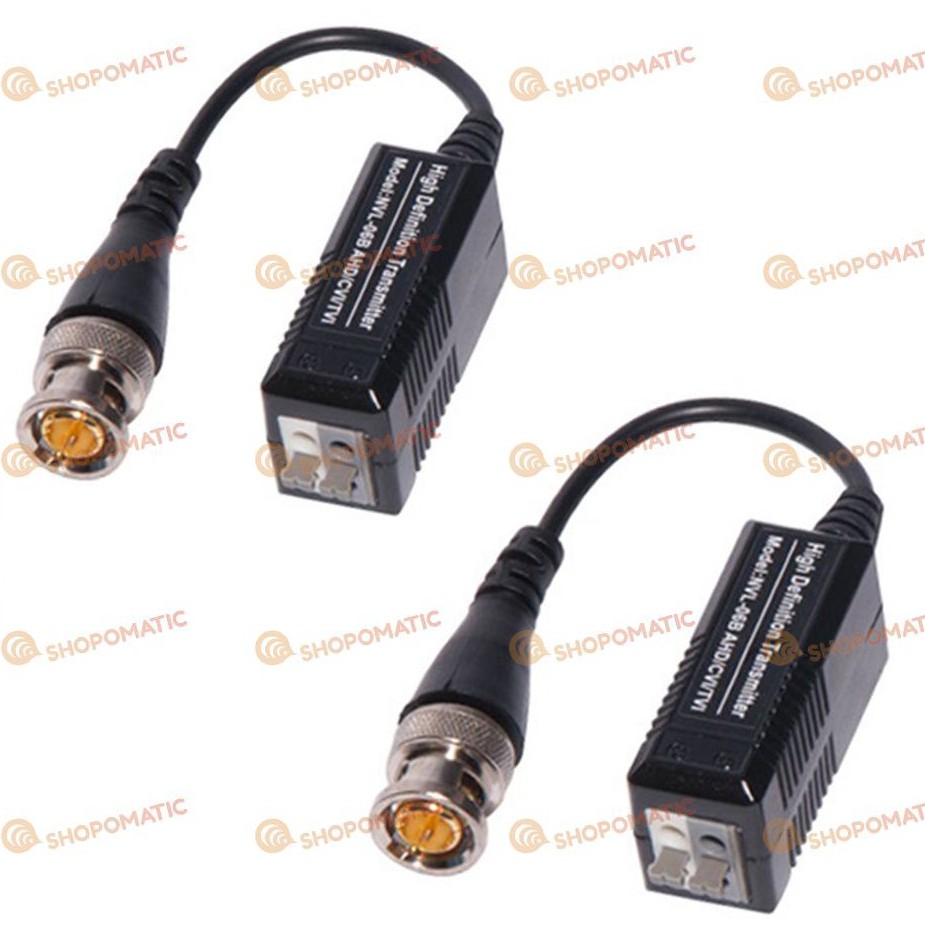 🟧 1 PAIR Video Balun CCTV UTP Cat-5 BNC Connector 102P COD 🟧 | Shopee Philippines