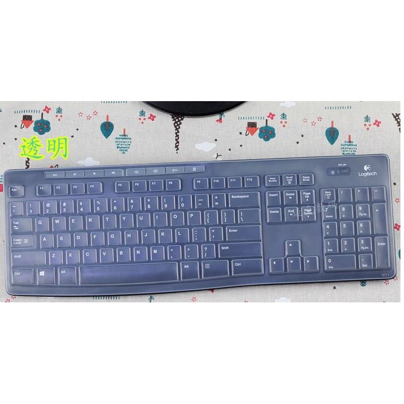Clear Transparent Silicone Keyboard Cover protector for Logitech MK275 ...