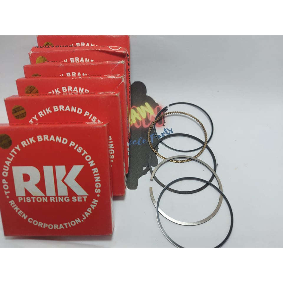 RIK / RIKEN Piston Ring - Wave 125 [ Original ] [ STD ] [Made in Japan ...