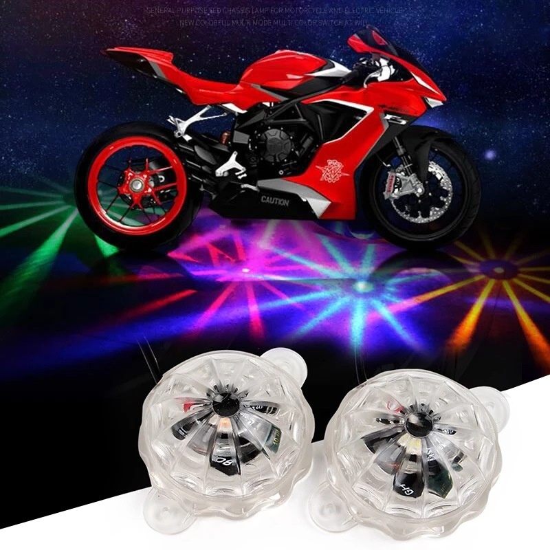 Motorcycle led lights Motorcycle Car Underglow Light rear tail lights ...