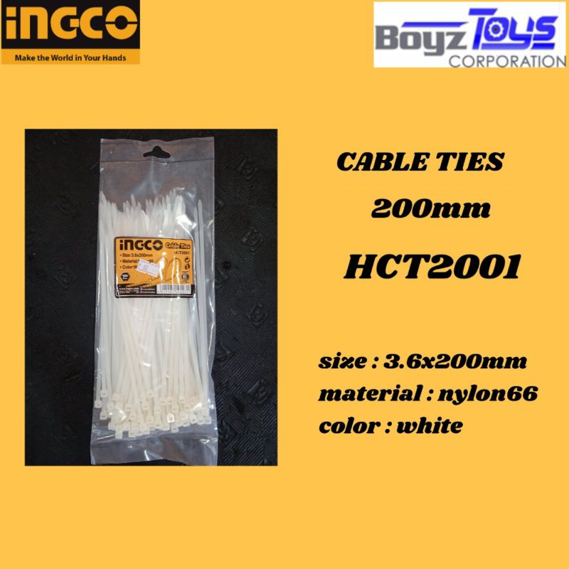 HCT2001 Ingco Cable Ties | Shopee Philippines