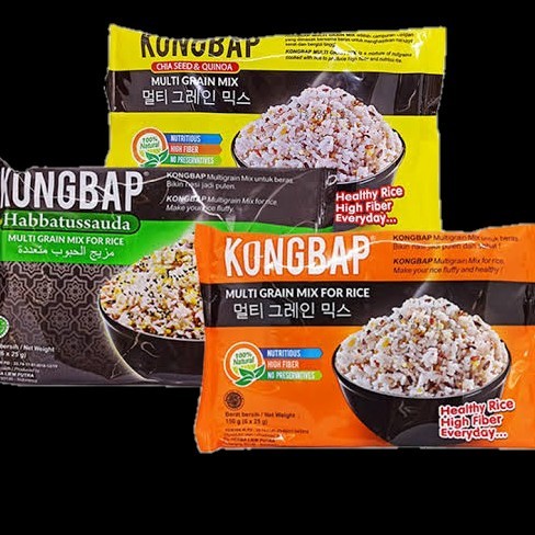 Kongbab Multigrain Kongbap Multigrain Mix - 6 Sachets x 25grams ...