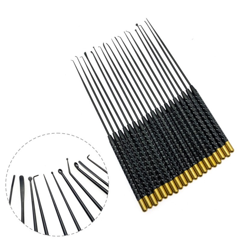 Micro Nerve Hook Spatula Dissector Black Micro Curette 21cm ...
