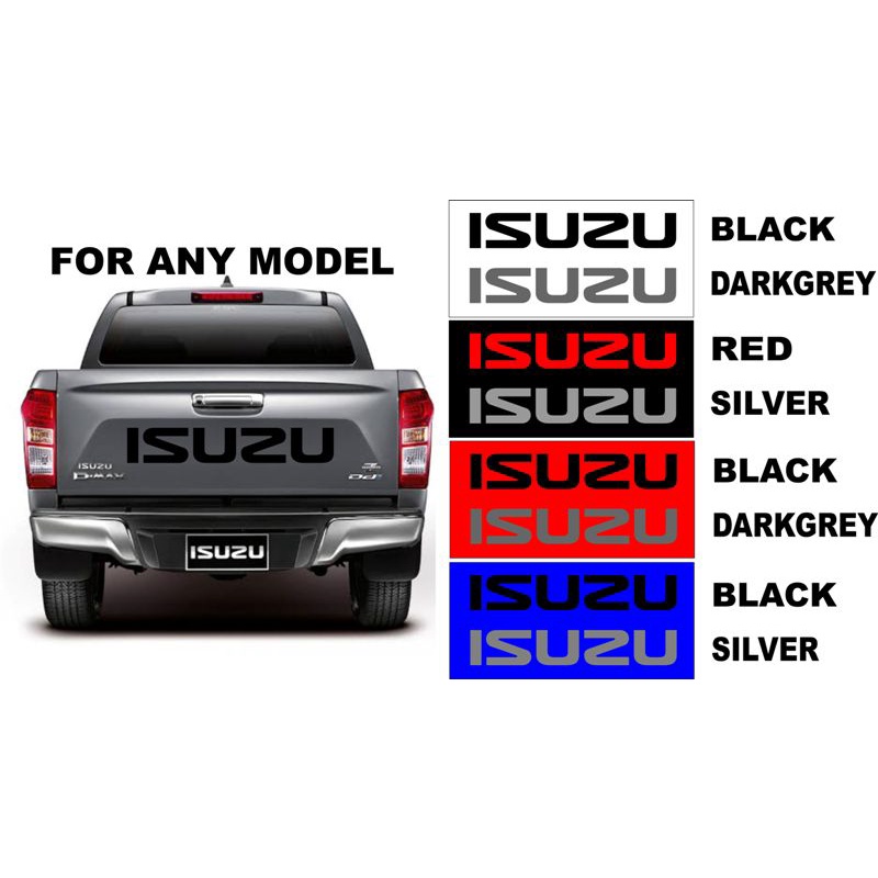 Isuzu Car Sticker Design for Dmax Tailgate | Shopee Philippines