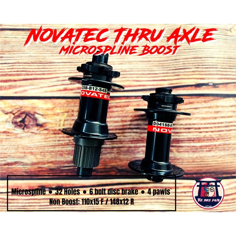 Novatec Microspline Thru Axle Boost/Non Boost Hubs | Shopee Philippines