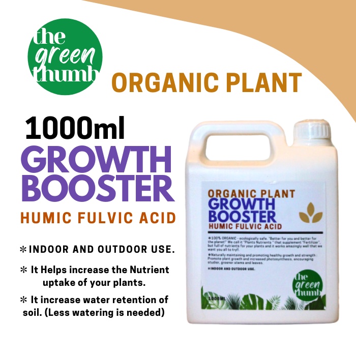 The Green Thumb 1 Liter (1000ml) Organic PLANT GROWTH BOOSTER Refill ...