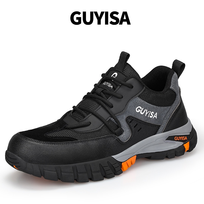 GUYISA safety shoes low-cut Soft bottom breathable kasut keselamatan ...