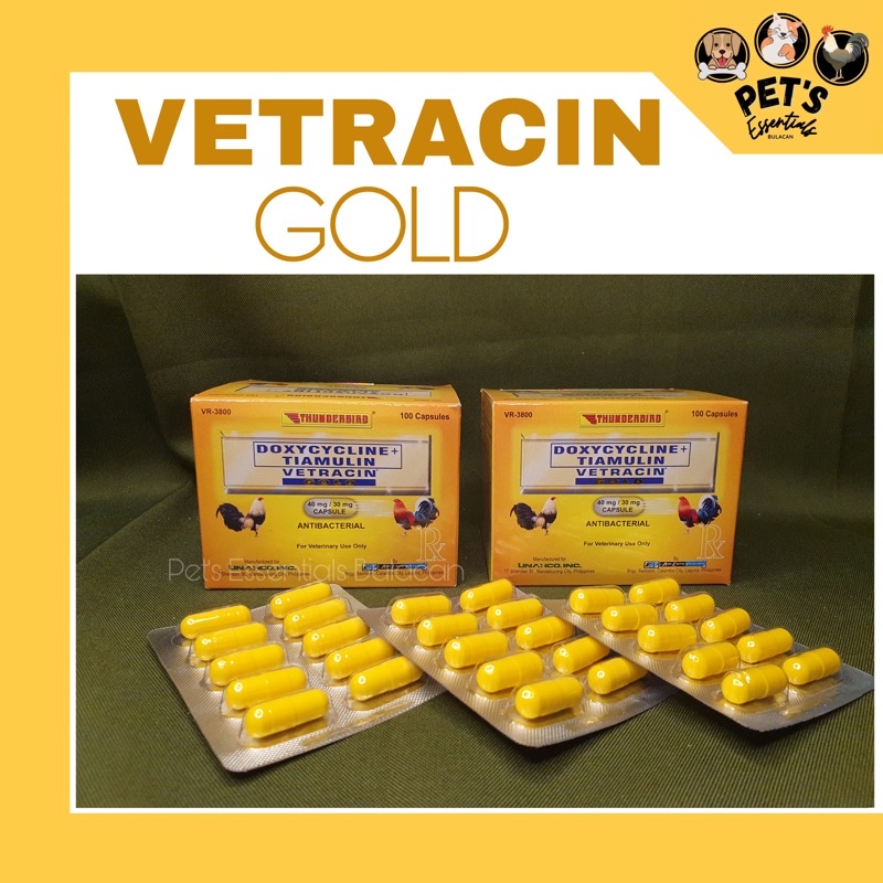 Vetracin Gold 5g-NEW PRICE / 1kg / 100 capsules | Shopee Philippines