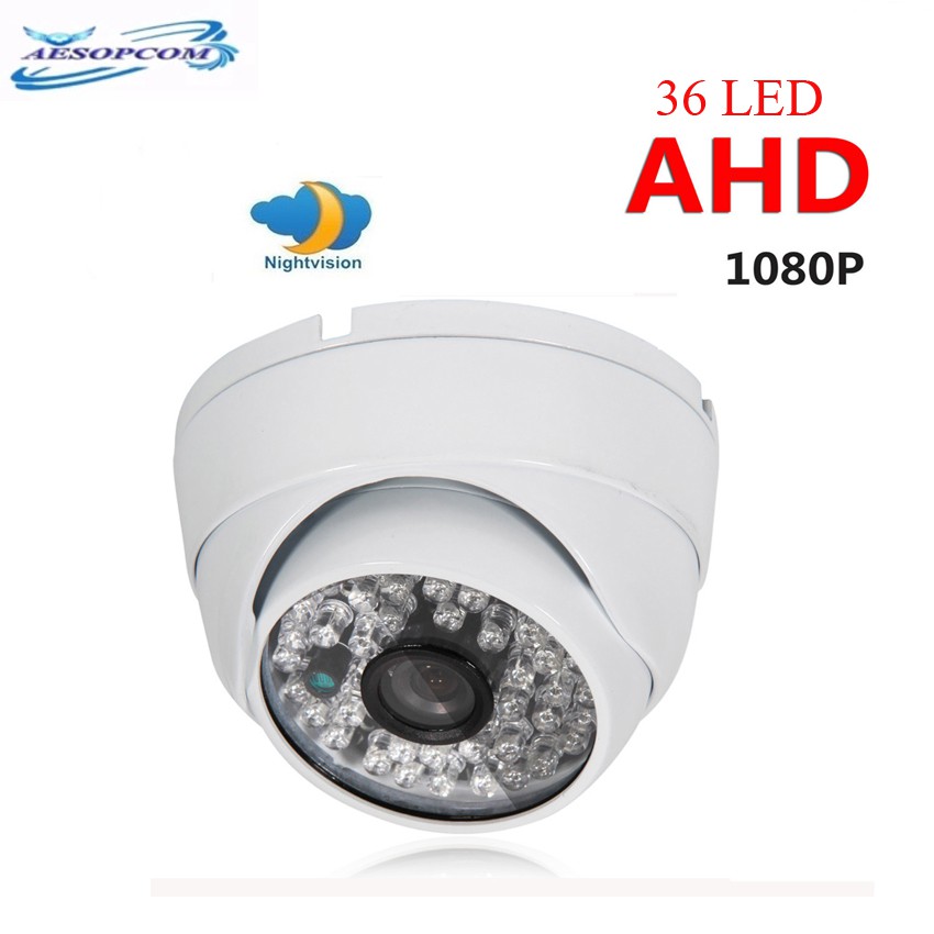 CCTV 1080P AHD Camera 2.0MP HD Dome 3.6mm Lens Night Vision | Shopee ...