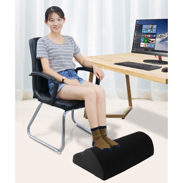 Ergonomic Feet Rest Relaxing Cushion Foot Support Under Table Feet ...