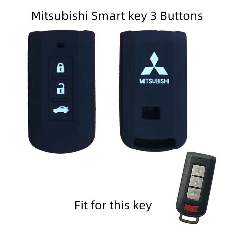 Silicone Smart Key Cover for Mitsubishi 2019 GLS Models (Montero ...