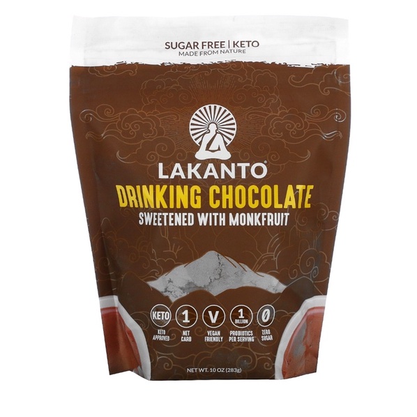 Lakanto Drinking Chocolate Monkfruit Sweetened 283g | Shopee Philippines