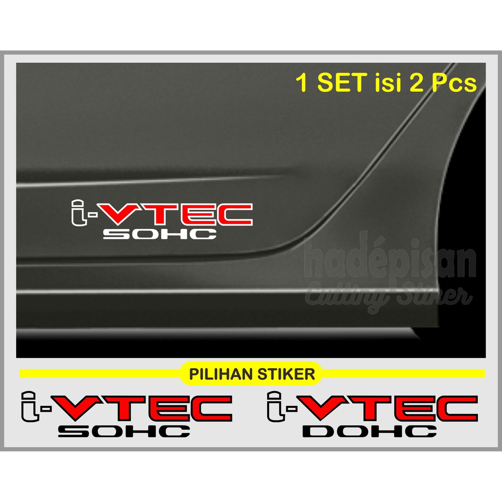 Car Sticker Cutting Sticker Car Body Window I-VTEC SOHC DOHC | Shopee ...