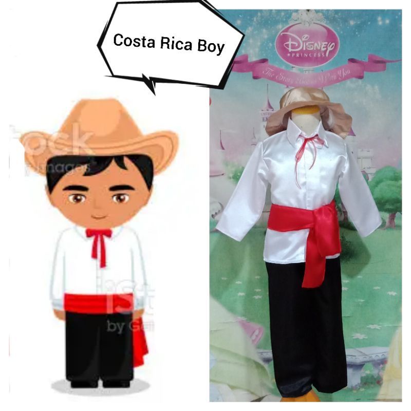 Cosplay Costume International Traditional Clothes Costa Rica Kosta Rika ...