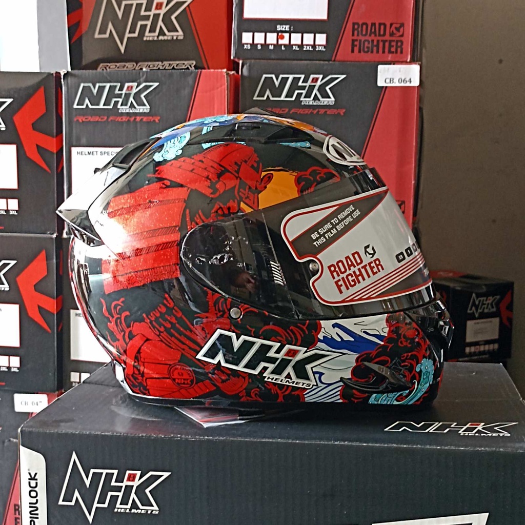 NHK Race Pro Samurai Single Visor | Shopee Philippines