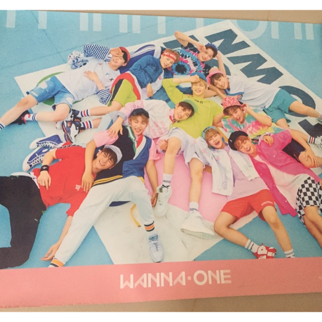 Wannaone OFFICIAL POSTER TO BE ONE PINK VER. | Shopee Philippines