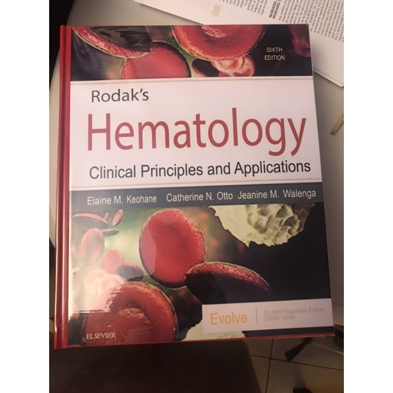Rodaks Hematology 6th edition with TOC and index | Shopee Philippines