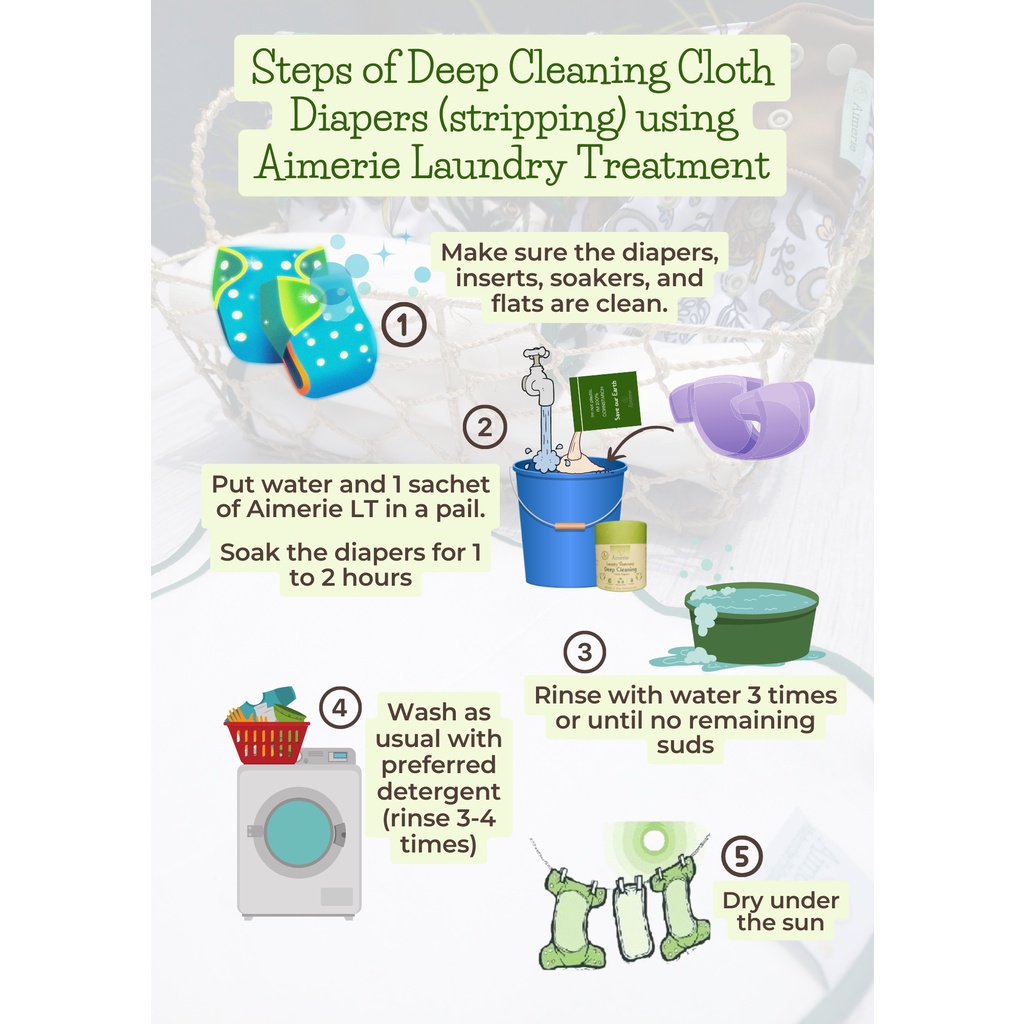 How do you clean cloth diapers store