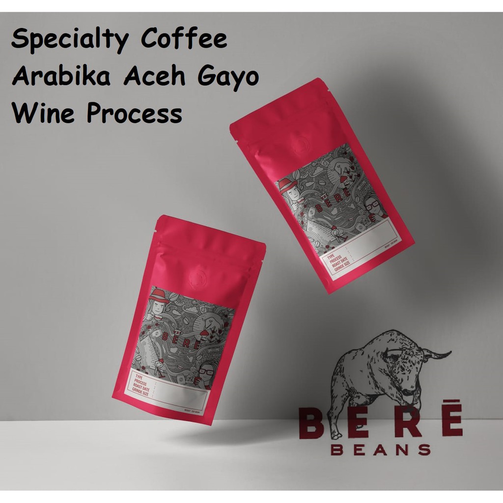 Specialty Coffee Arabica Aceh Gayo Wine Kiwi Indonesia 250 GRAM Arabica ...