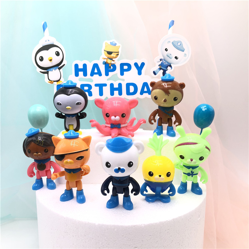 8pcs Set The Octonauts Figures Octo Crew Pack Playset Action Figure ...