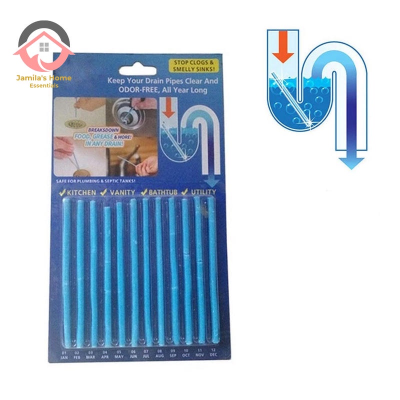 12/set Sani Sticks Oil Decontamination Kitchen Toilet Bathtub Drain ...