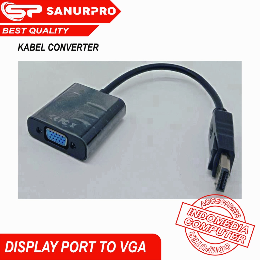 Port TO VGA DISPLAY CONVERTER CABLE | Shopee Philippines