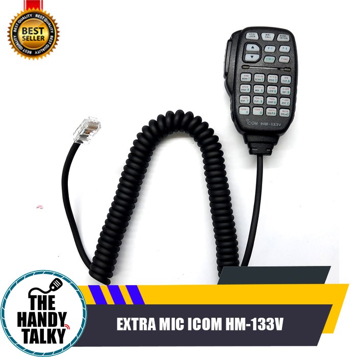 Extra MIC ICOM HM-133V EXTAMIC ICOM HM133 FOR IC 2300 V3500 HANDSMIC ...