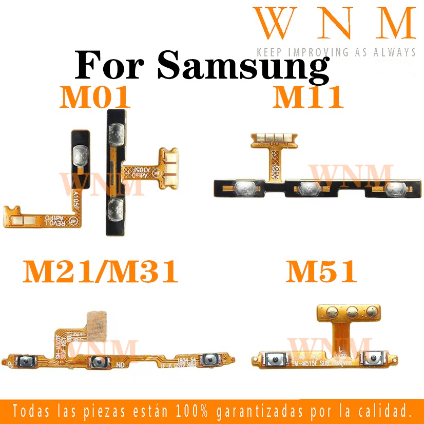 For Samsung Galaxy M01 M11 M21 M31 M51 Power On Off Button Volume ...