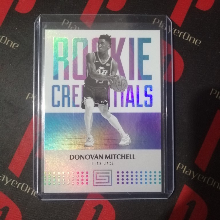 Donovan Mitchell Rookie Credentials NBA Card (RC)(Insert) | Shopee ...