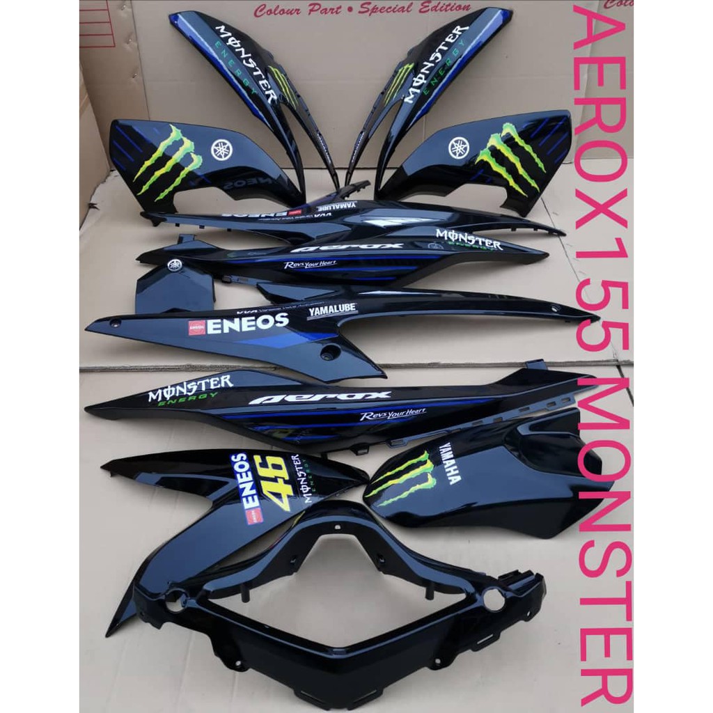 COVERSET NVX155 V1 Monster Gp Bodyset HLD | Shopee Philippines