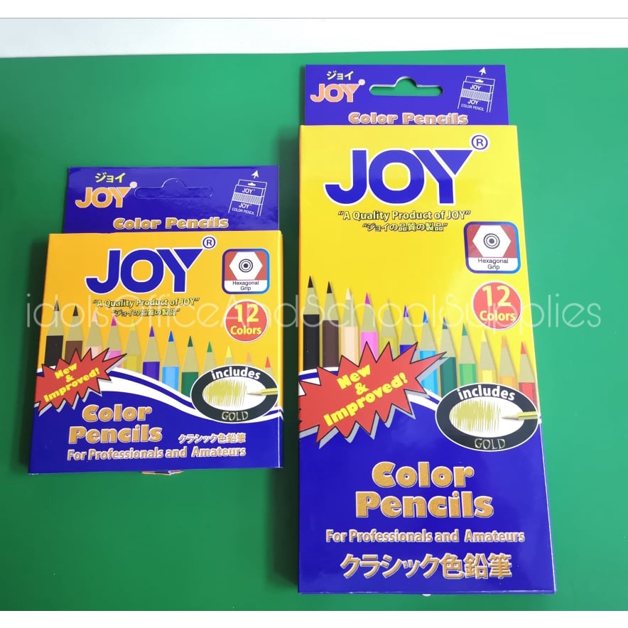 Joy Color Pencil Short and Long 12's | Shopee Philippines