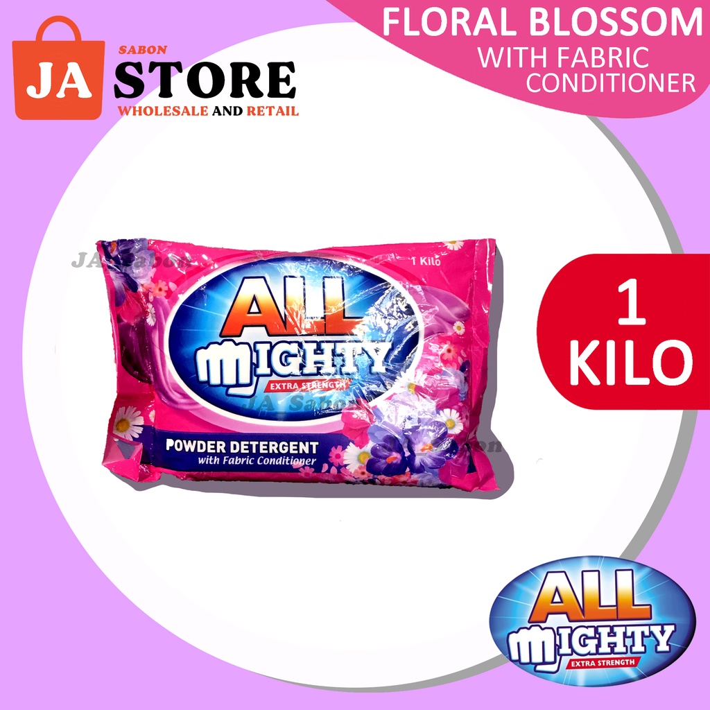 ALL MIGHTY Detergent Powder 1 Kilo | Shopee Philippines
