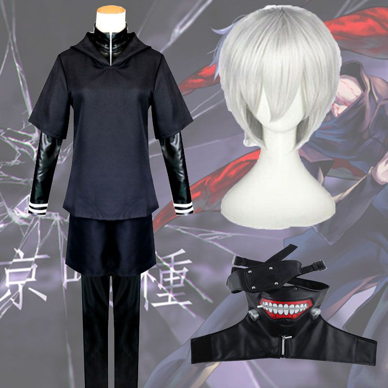 【COD Ready Stock】Tokyo Ghoul Kaneki Ken Hoodie Sweater Cosplay Costume ...