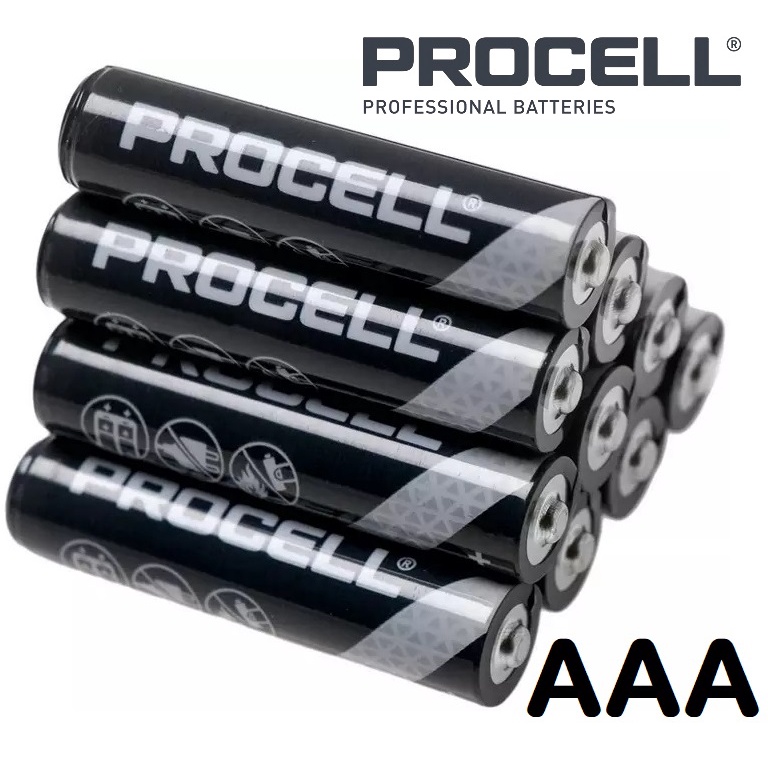 Duracell Procell AAA (2-10pcs) Alkaline Battery MN2400 1.5V LR03 Batteries Loose Bulk Pack ...