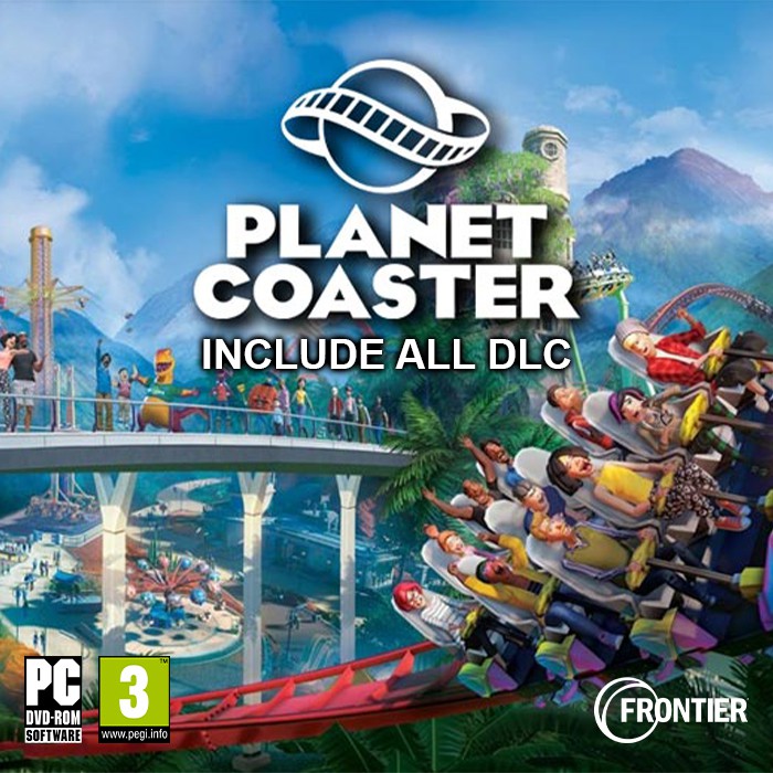 Planet Coaster with All DLC Windows OS 3 Disc Simulation Genre PC Games ...