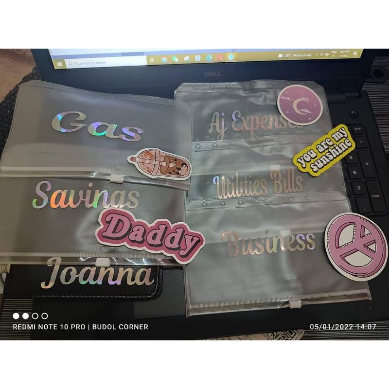 PERSONALIZED NAME/LABELS For Money Organizer | Shopee Philippines