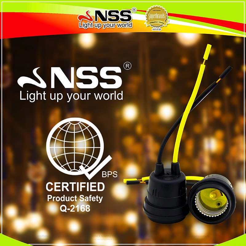 NSS Socket Bulb Holder Weather proof Rubber LED Light Bulb Lamp ...