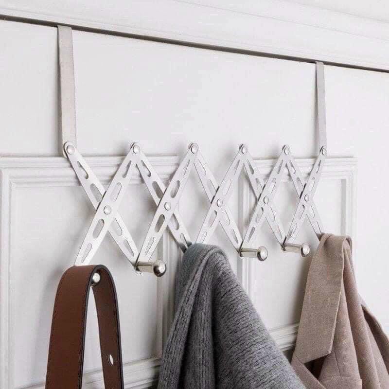 Zicac Foldable Smart Clothes Hanger Behind Door | Shopee Philippines