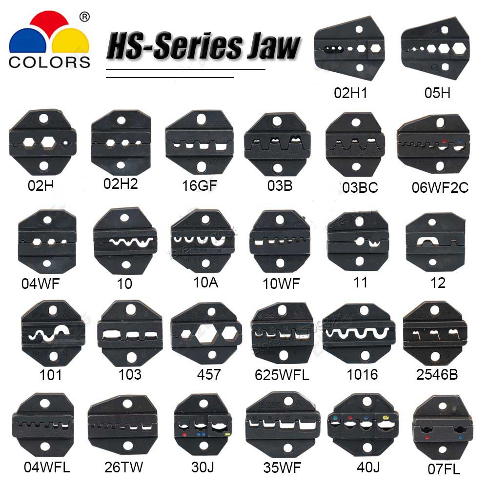 Hs Crimping Die Coaxial Cable Terminals Replaceable Crimping Die Jaw 0432