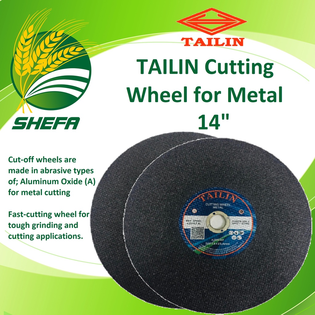 TAILIN Cutting Wheel for Metal 14" | Shopee Philippines
