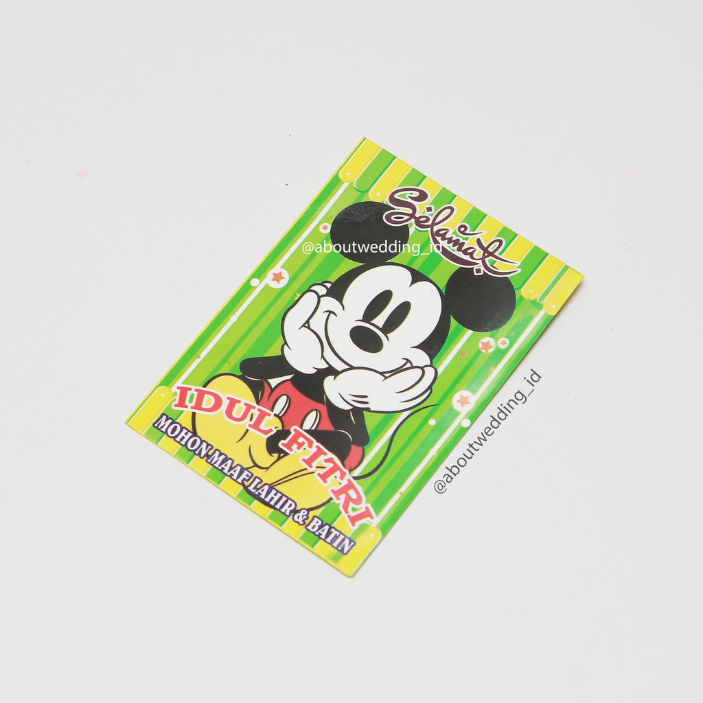 Mickey Mouse Eid Angpao contains 10, Eid Mubarak angpau envelope ...