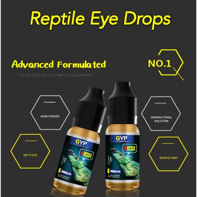 GYP Reptile Eye Drop turtle tortoise clean eye advance formulated eye ...