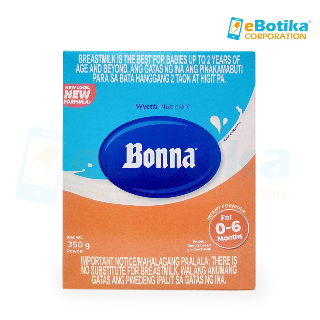 Bonna 0-6 months Old (New Look New Formula) 350g | Shopee Philippines