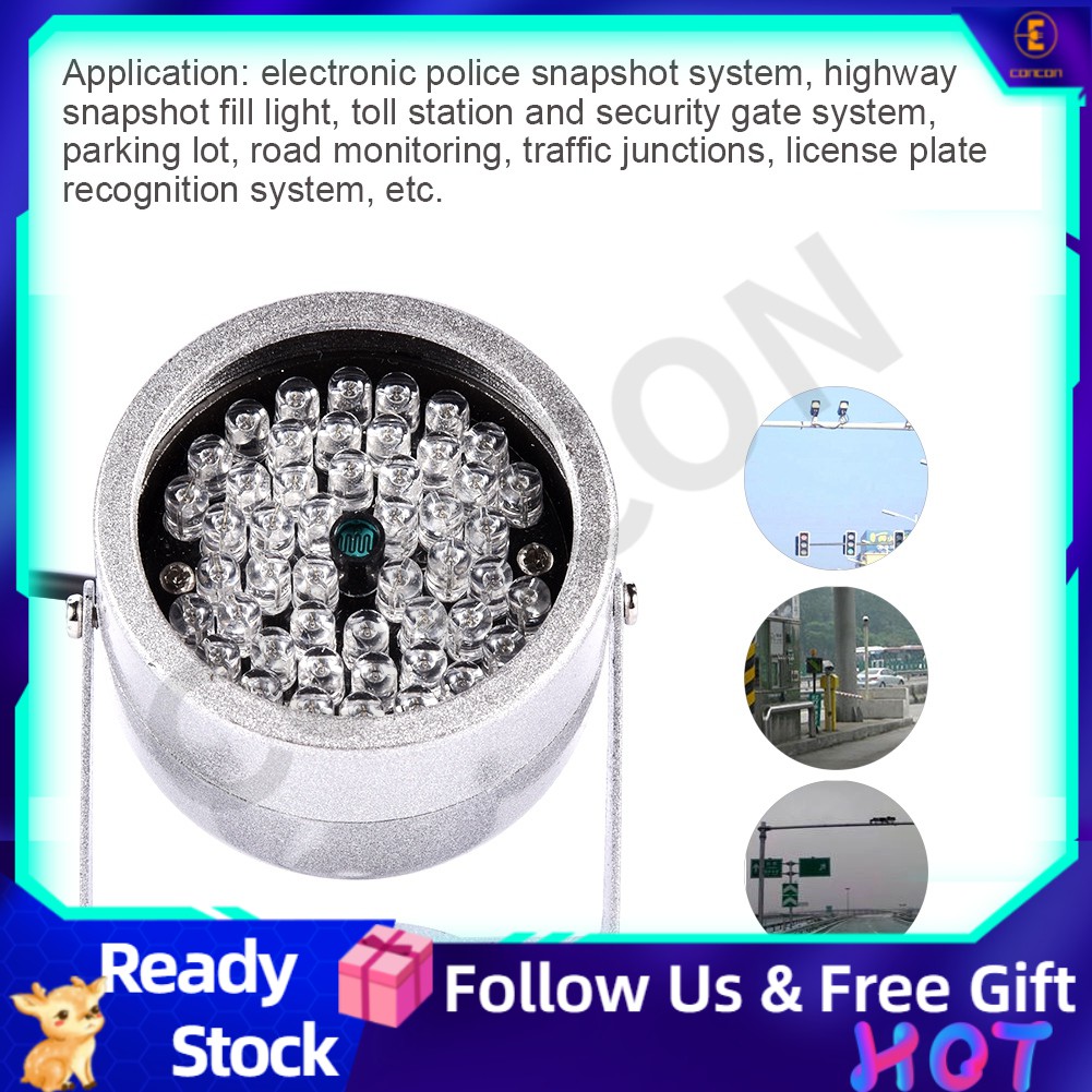 [Ready Stock] 48 LED IR Illuminator Lights Waterproof Infrared Night ...