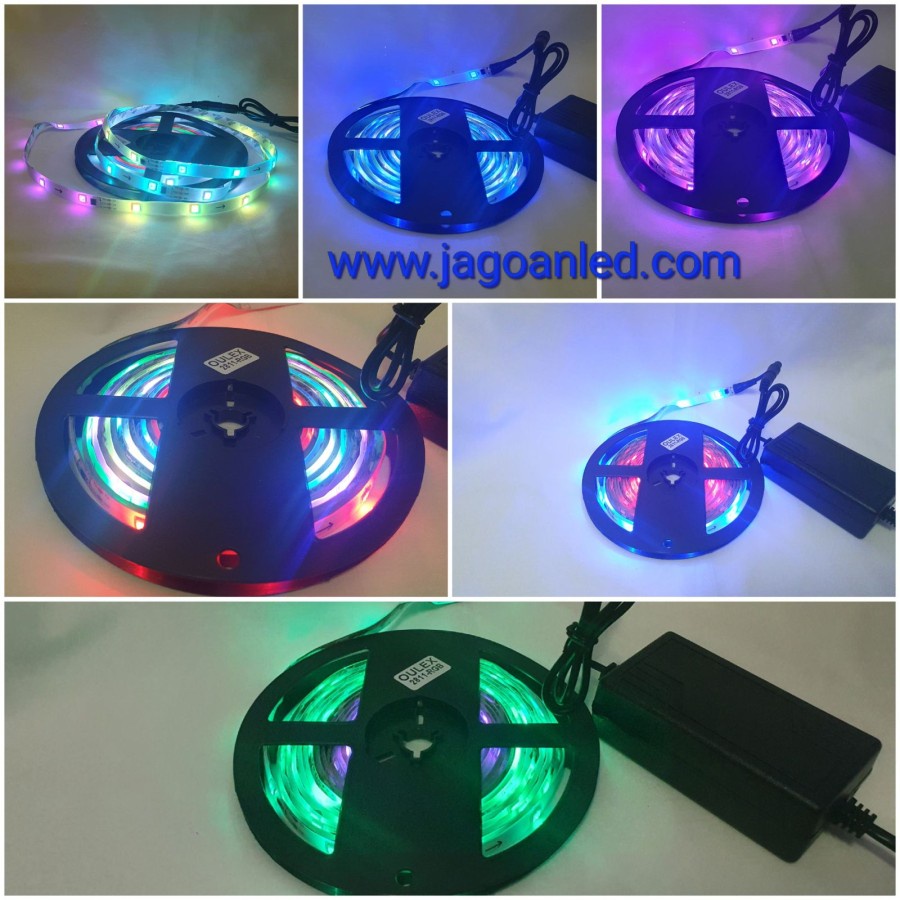 LED Strip RGB 5050 Running 12V Colorful IP44 | Shopee Philippines