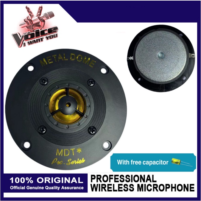 FT STAR Metal Dome (I-01) 100 watts Tweeter w/ Free Capacitor | Shopee ...