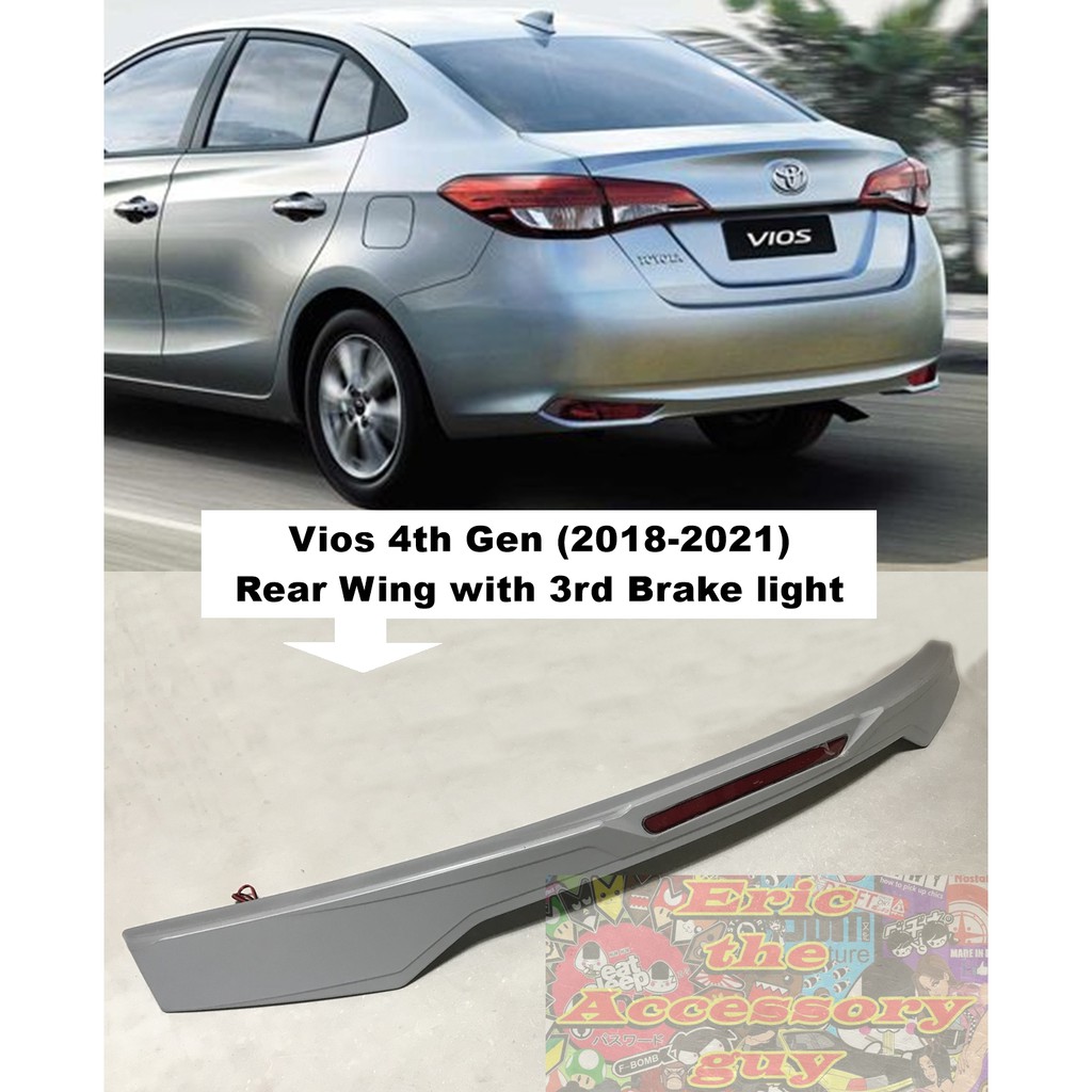 Vios Gen 4 Rear Wing Spoiler (2018-2021) | Shopee Philippines
